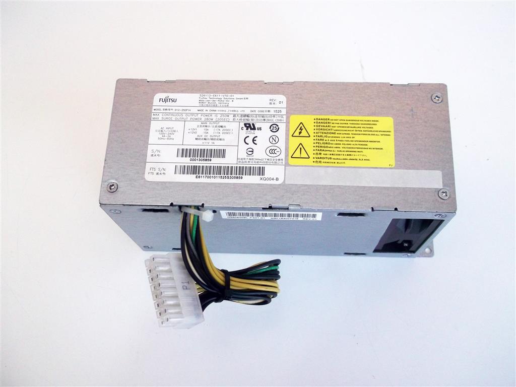 Fonte Alimentação Fujitsu 250W 80+ (S26113-E611-V70-01) - Cyber Cash