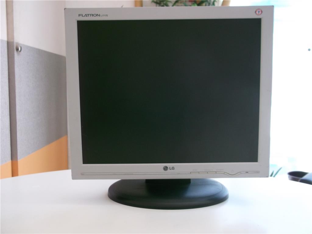 Monitor Lg Flatron L1717S 17'' Vga Cinza - Cyber Cash